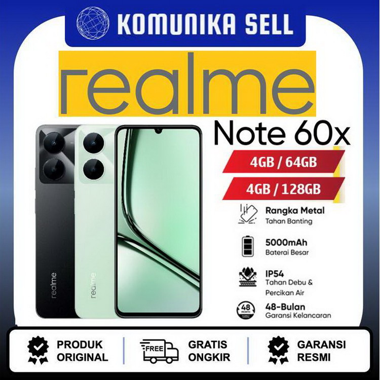 Jual Realme Note 60x - 4GB/64GB dengan Harga Terbaik di Toco
